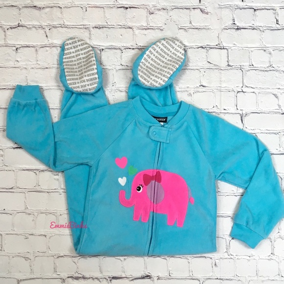 Joe Boxer | Pajamas | Nwot Joe Boxer Elephant One Piece Footed Sleeper ...